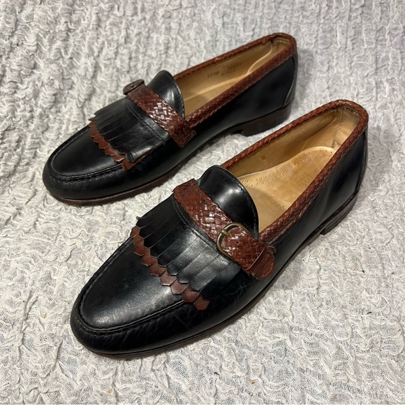 Allen Edmonds | Shoes | Allen Edmonds Mens 5 D Black Brown Leather ...